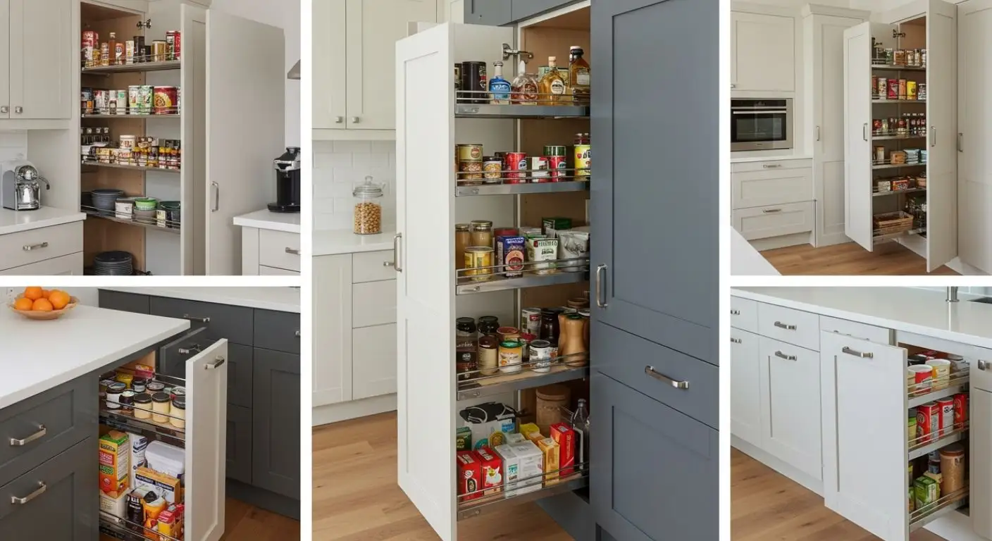 Kitchen Pull Out Pantry Ideas