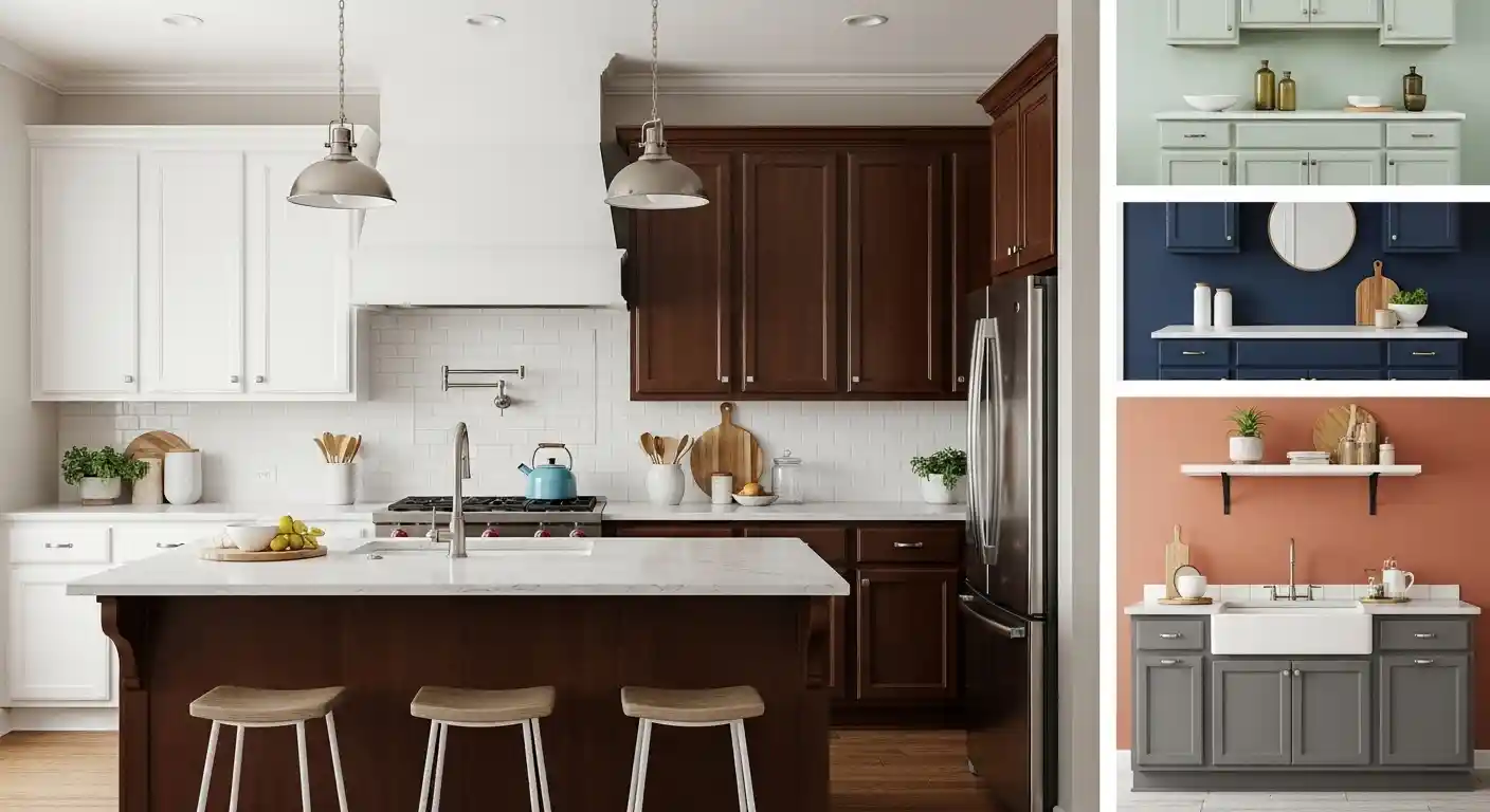 Kitchen Color Ideas For Brown Cabinets: 23 Stylish Choices