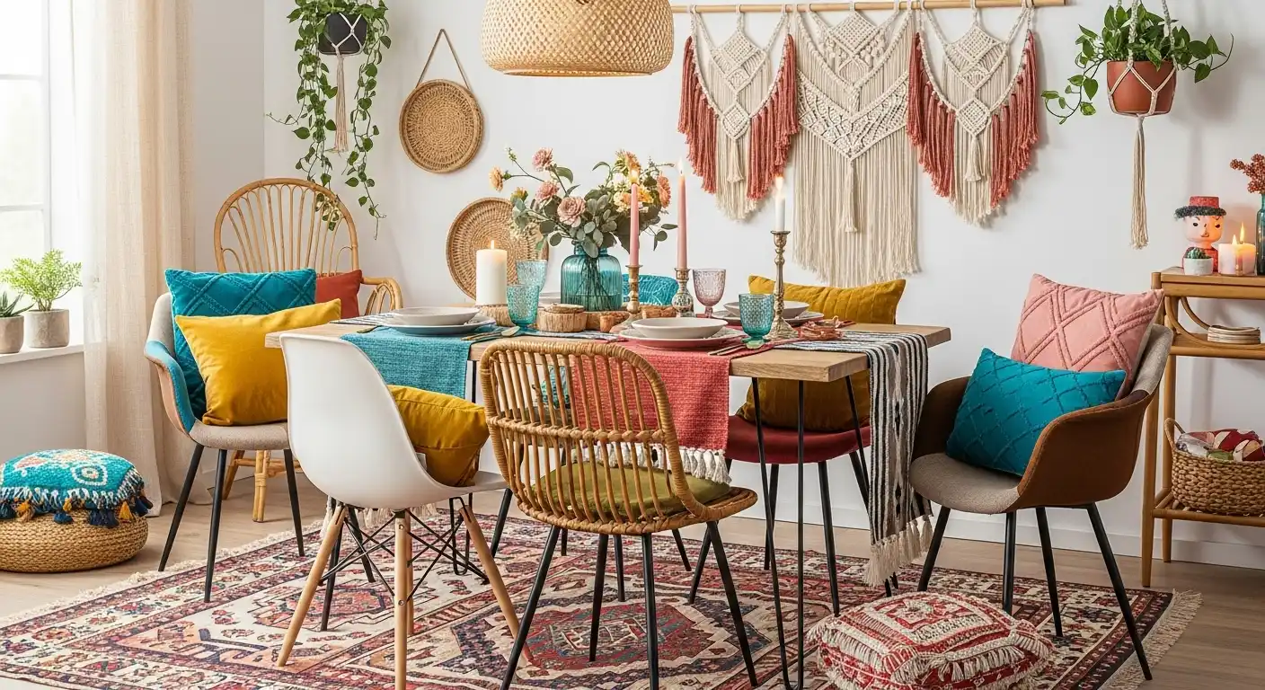 21 Boho Dining Room Ideas To Elevate Your Space With Style And Comfort