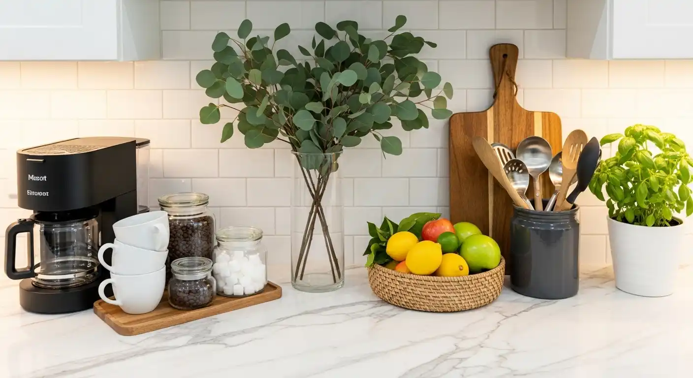 Kitchen Countertop Decor: 17 Stylish Ideas For An Organized Look