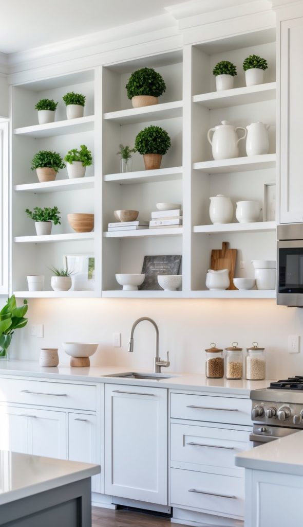 Tired Of Basic Design? Try These 15 Kitchen With White Cabinets Ideas
