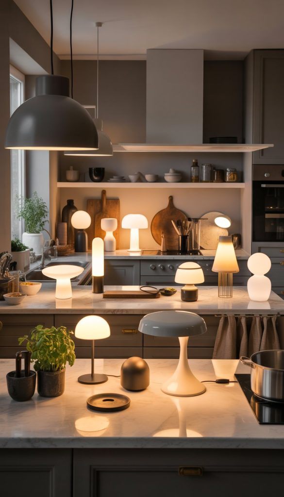 19 Kitchen Counter Lamp Ideas For Functional Lighting