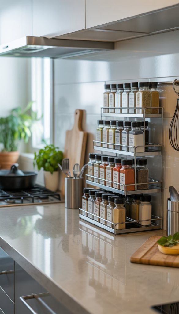 23 Kitchen Counter Storage Ideas To Maximize Space