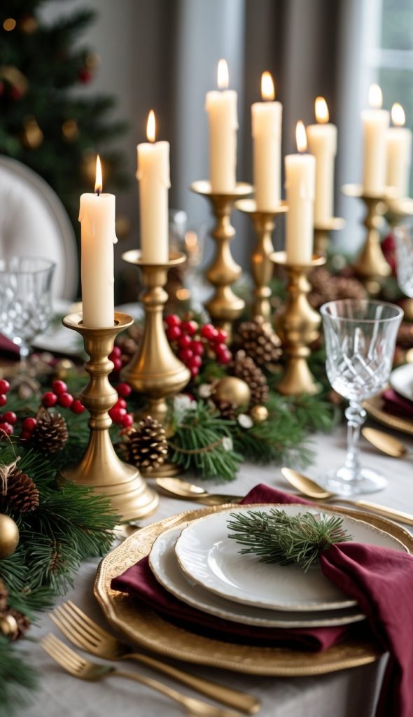 23 Christmas Table Settings Ideas For A Festive Holiday Dinner