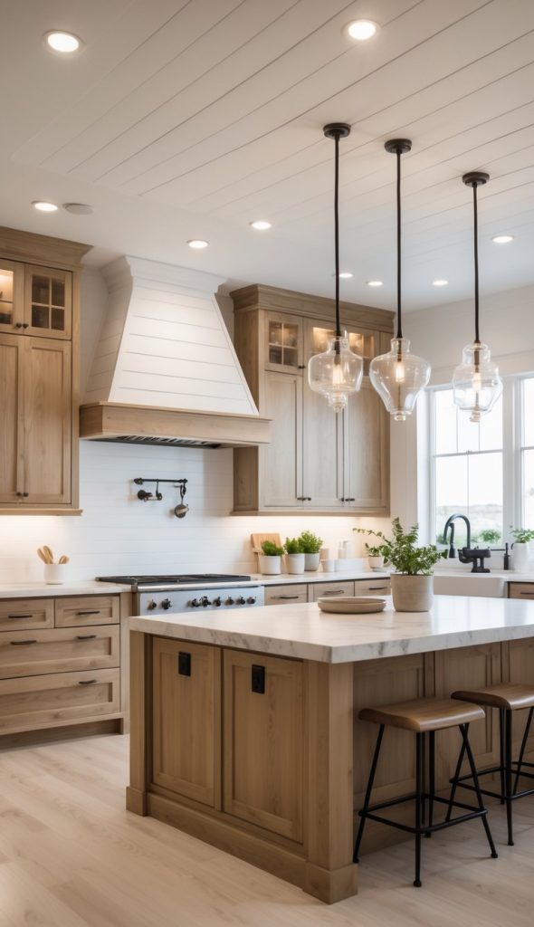 Modern Farmhouse Kitchen Lighting Ideas That Feel Fresh